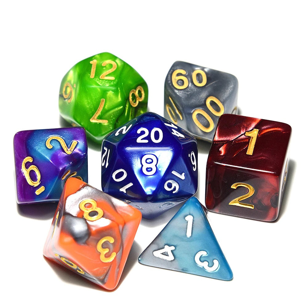 Marble Dice Sets – Bigrollerdice